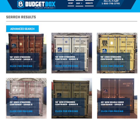 Shipping Containers - Tulsa, OK - Budget Box Mobile Storage - RENT, BUY ...
