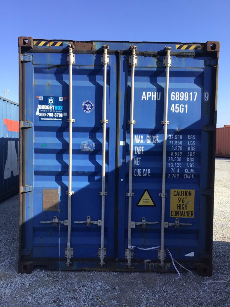 40' Used High Cube Container - Grade C - Budget Box Online