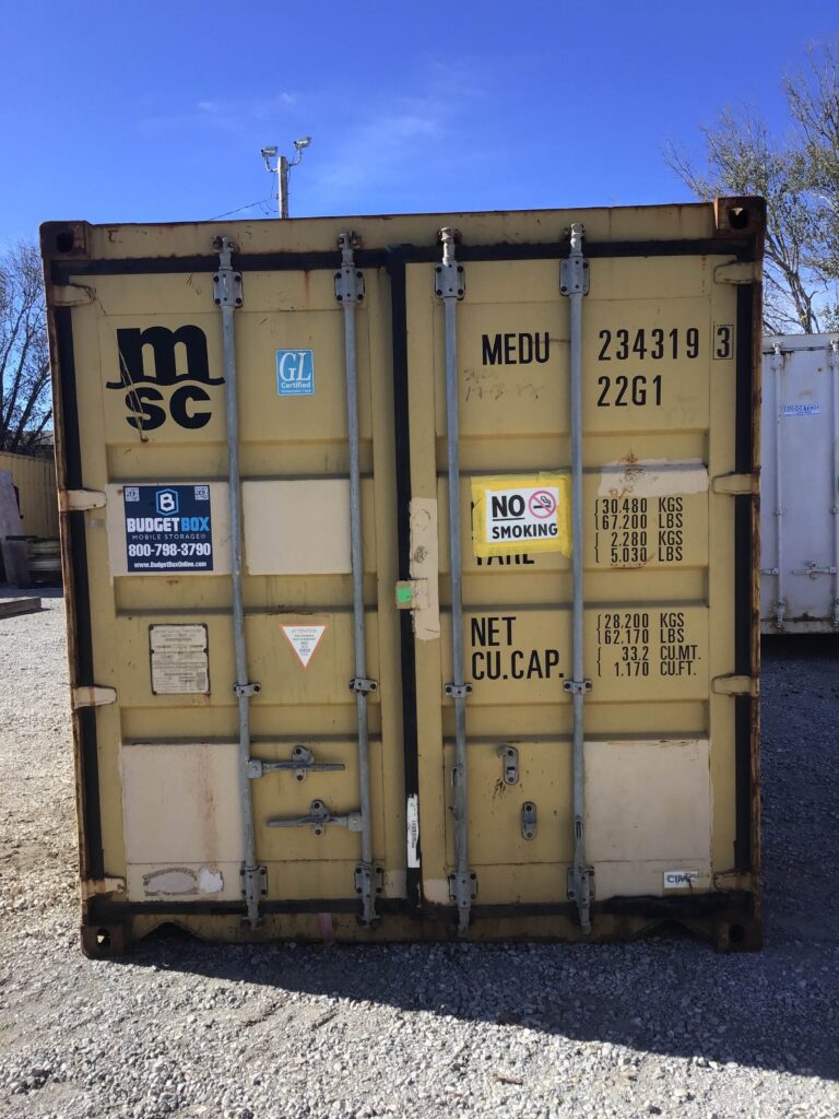 20' Used Standard Container - Grade C - Budget Box Online