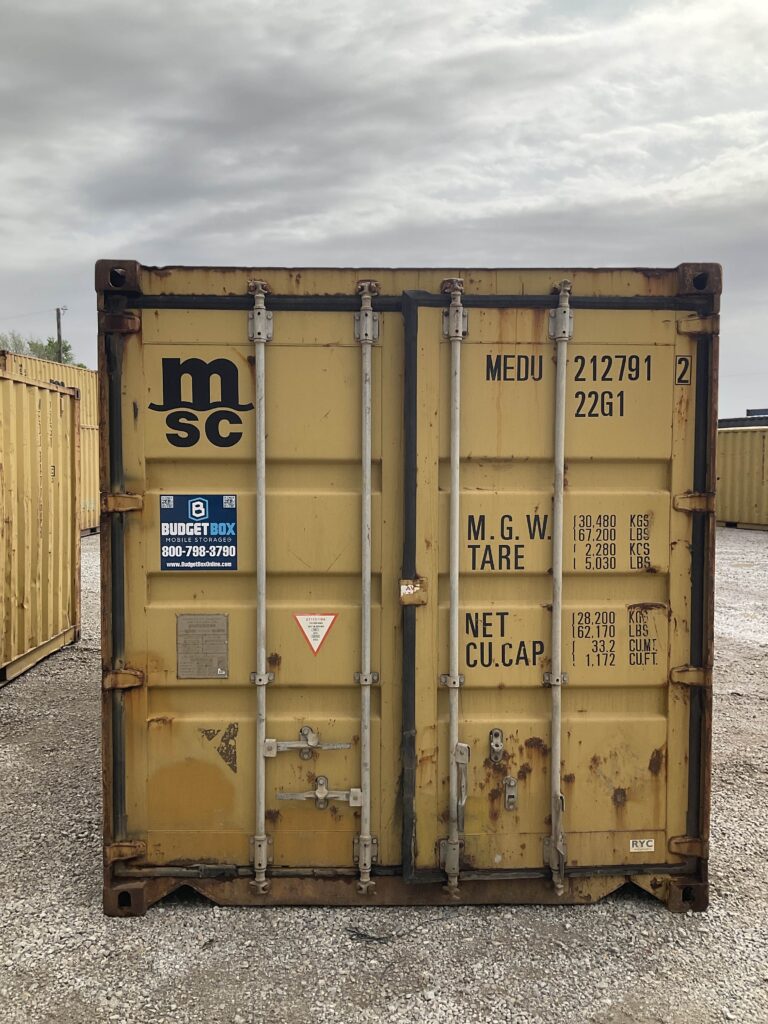 20' Used Standard Container - Grade C - Budget Box Online